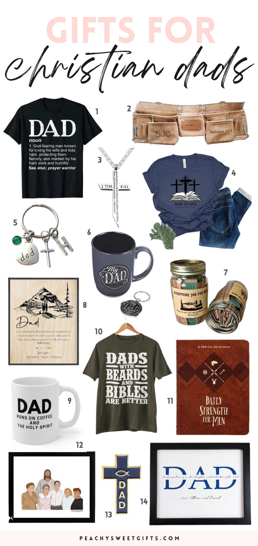 25 Father's Day Gifts For Christian Dads – Peachy Sweet Gifts
