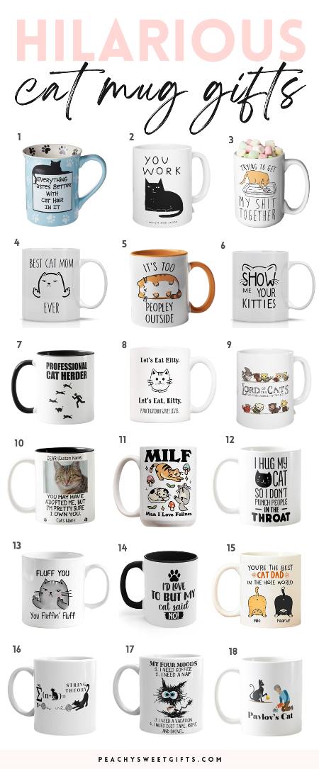 35 Best Funny Cat Mugs – Peachy Sweet Gifts